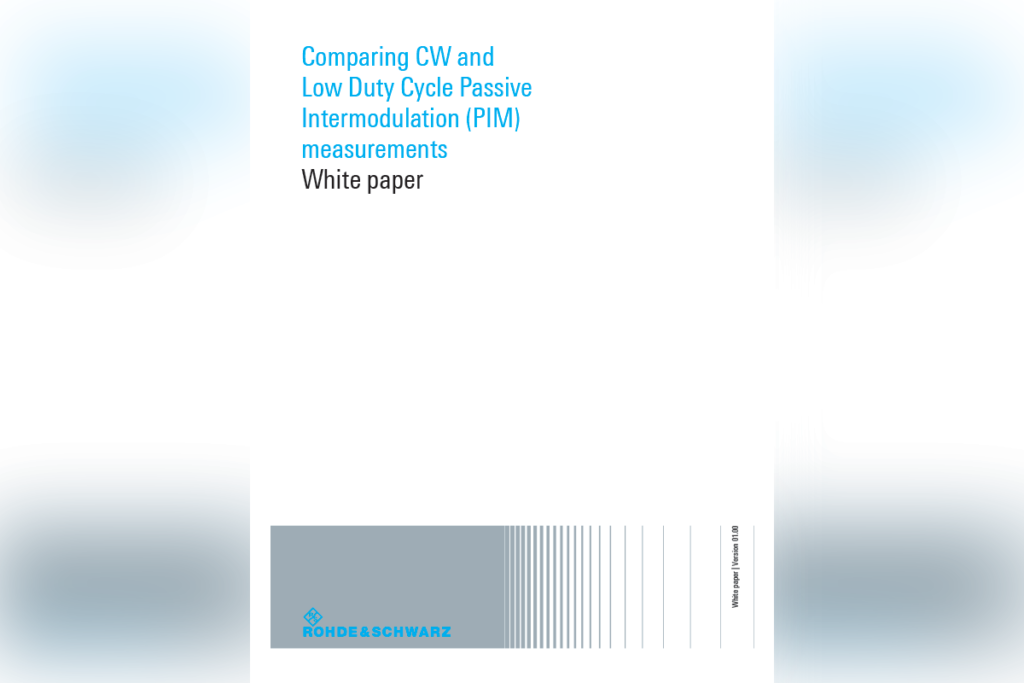 Comparing CW and Low Duty Cycle PIM measurements - Mobile Europe