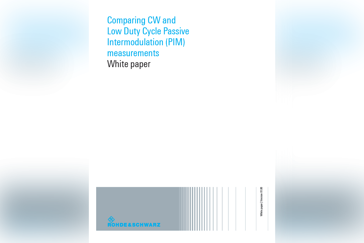 Comparing CW and Low Duty Cycle PIM measurements - Mobile Europe