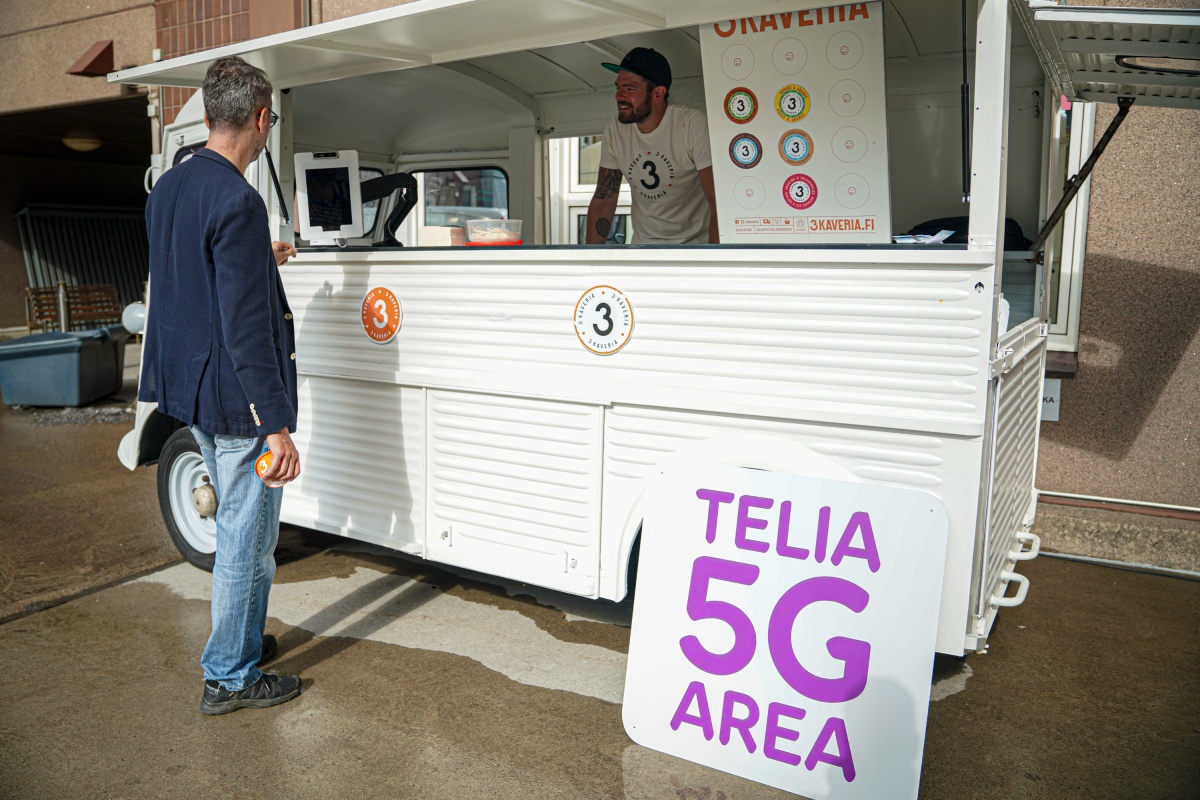 Telia demonstrates payment via facial recognition over 5G - Mobile Europe