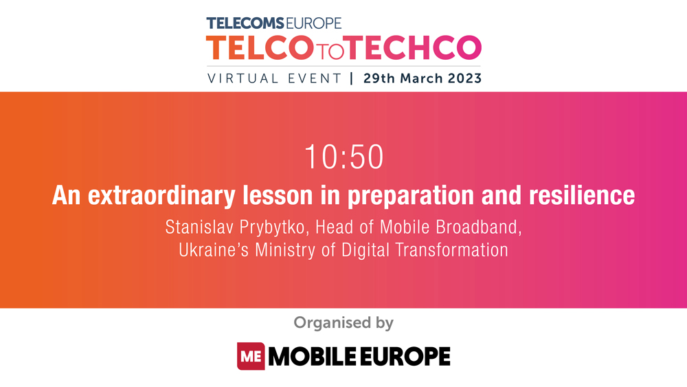 Telecoms Europe Telco to Techco 2023: An extraordinary lesson in preparation and resilience ...