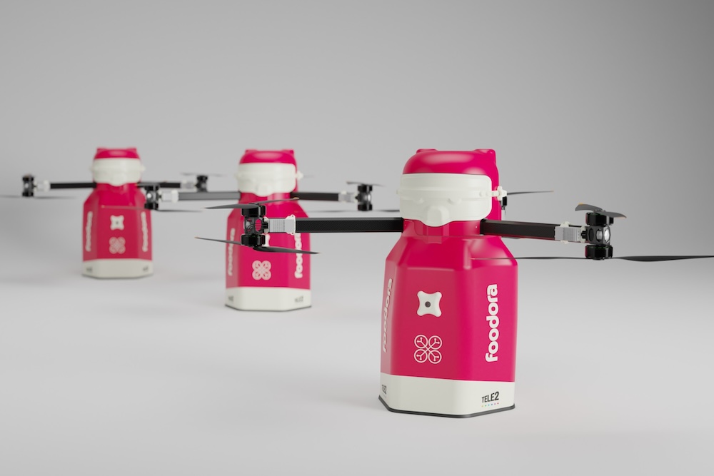 Tele2 uses 5G connected drones to deliver food - Mobile Europe