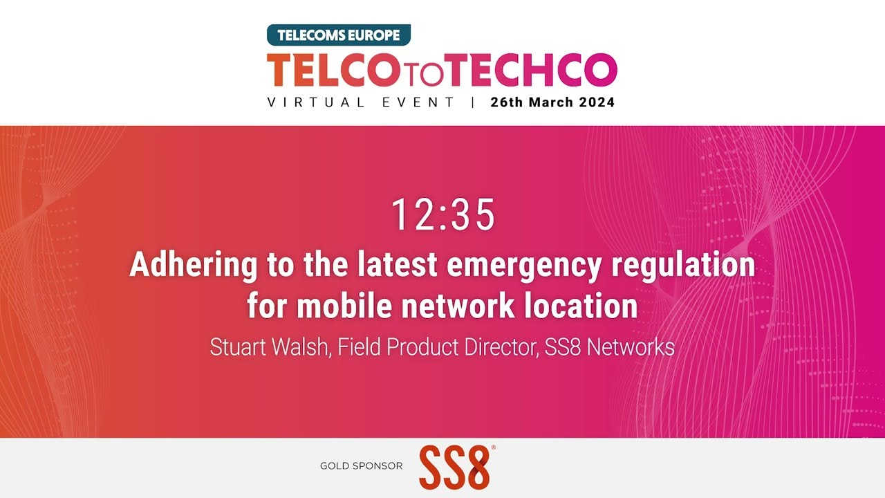 Telco to Techco 2024 | Adhering to the latest emergency regulation for ...