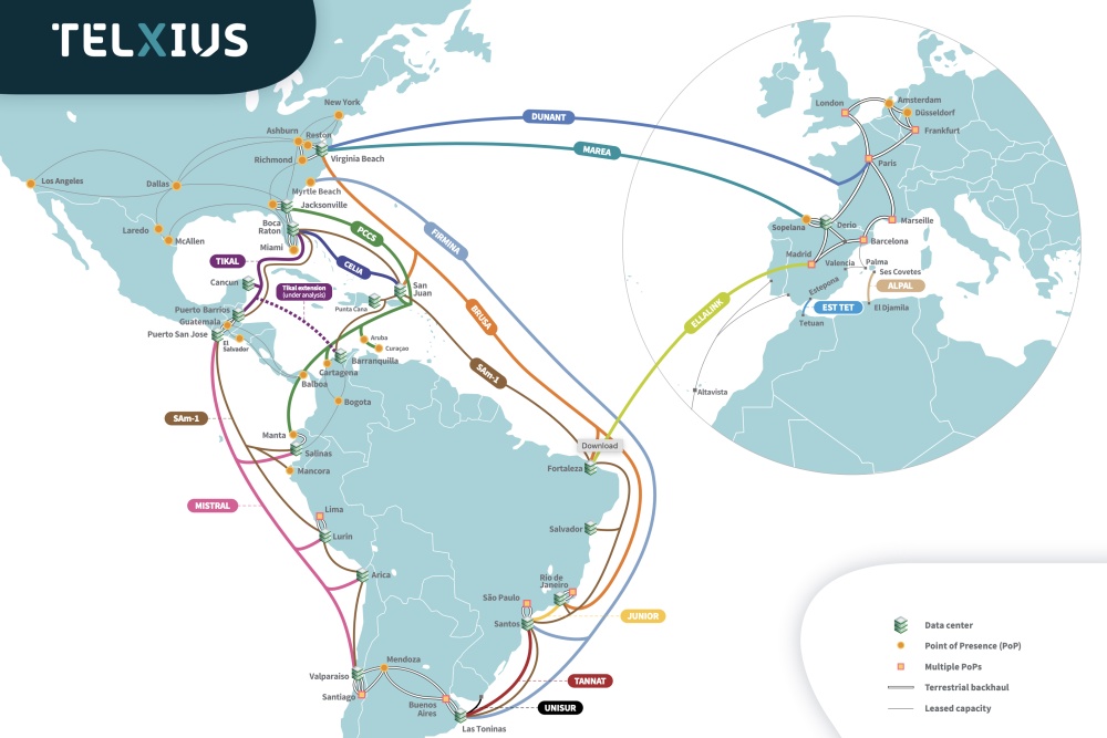 Telxius upgrades Global Carrier Ethernet for Europe and Americas - Mobile Europe