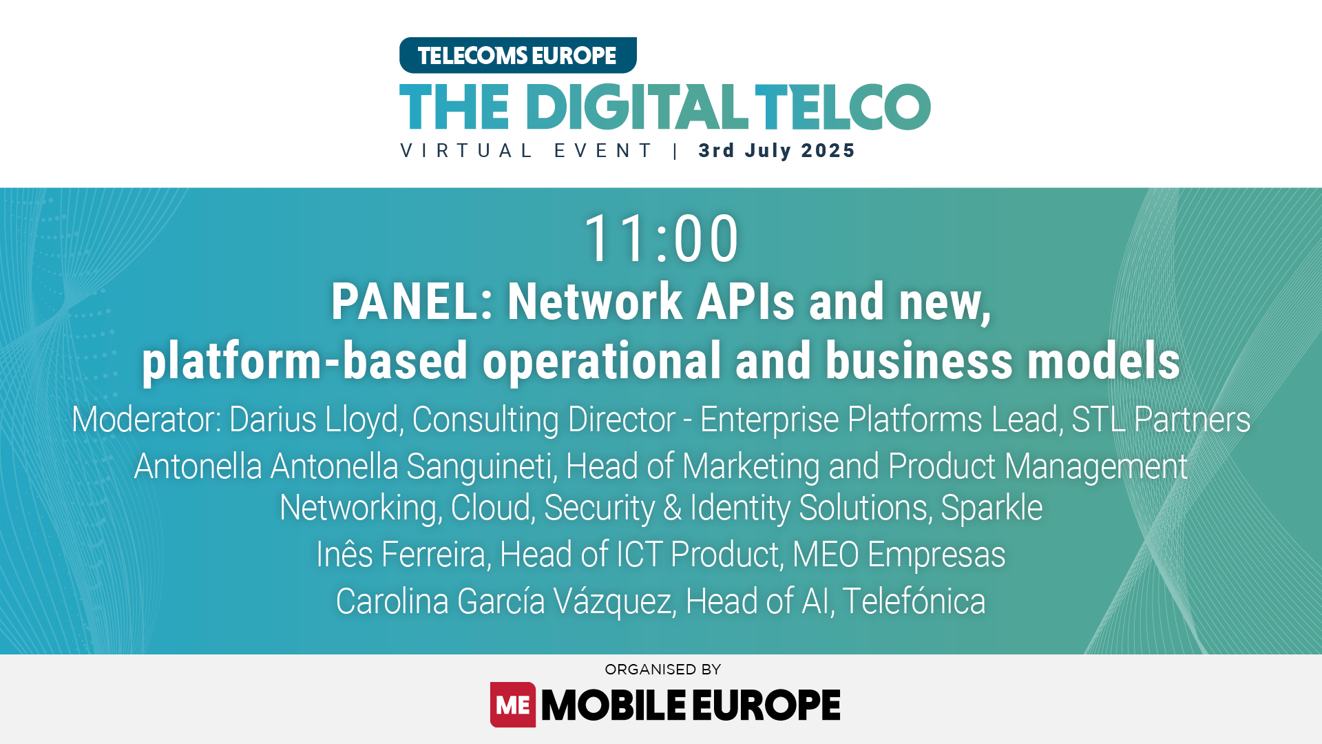 The Digital Telco 2025 | PANEL: Network APIs and new, platform-based ...